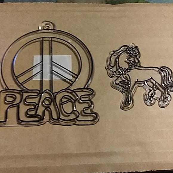 Other | Set Of Two Peace Sign Unicorn | Poshmark